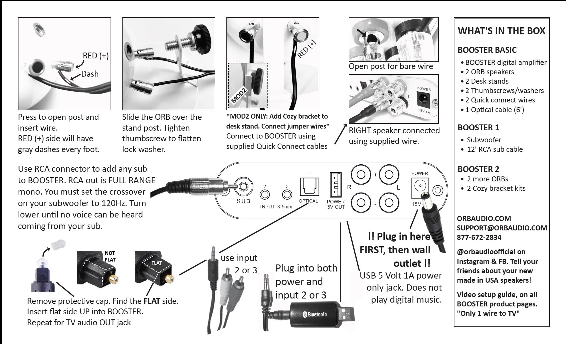Booster Mini Integrated Amplifier | Orb Audio