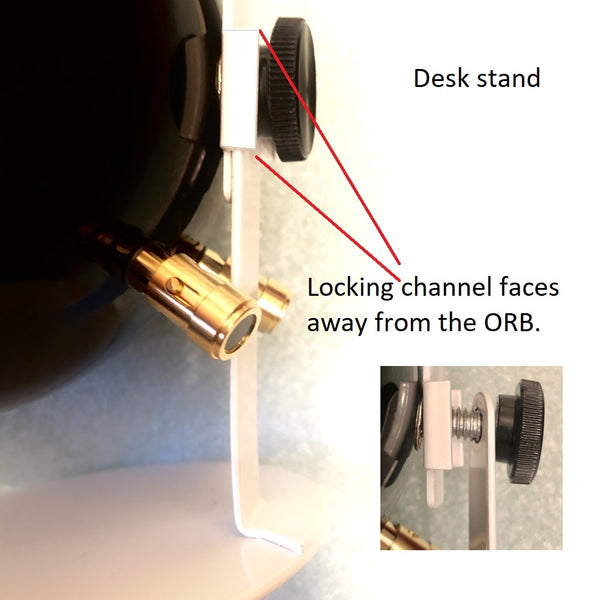 Desk stands and brackets (Black / White) | Orb Audio